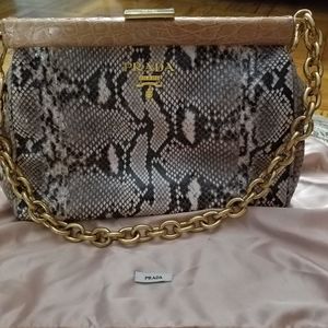 Prada | Bags | Authentic Prada Python Bag | Poshmark